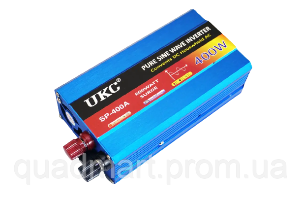 Автомобільний інвертор UKC AC DC 12v 400 W чистий синус (1762662708), 8545882 535 (ID#2415751816 ...