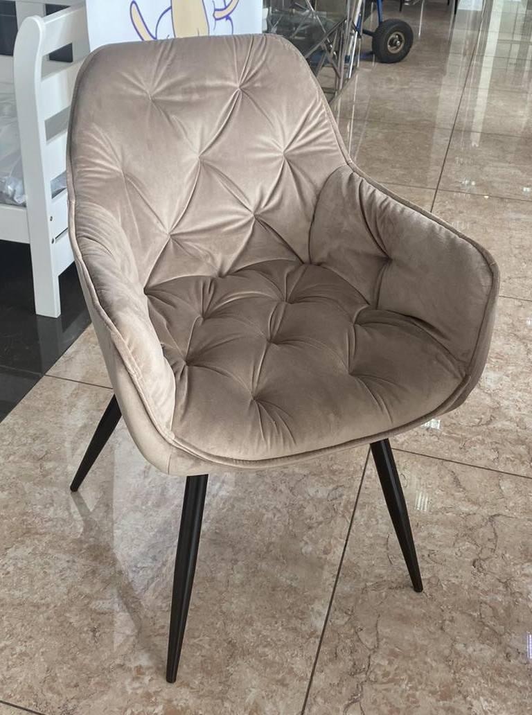 Стілець M-65 Vetro капучино велюр + чорний - купити за найкращою ціною в Броварах від компанії ...