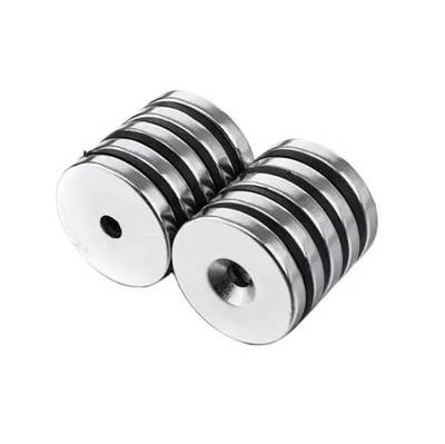 Магніти неодимові кріпильні 10x3мм N50 з отвором ззенковим 3 мм 10 шт ...