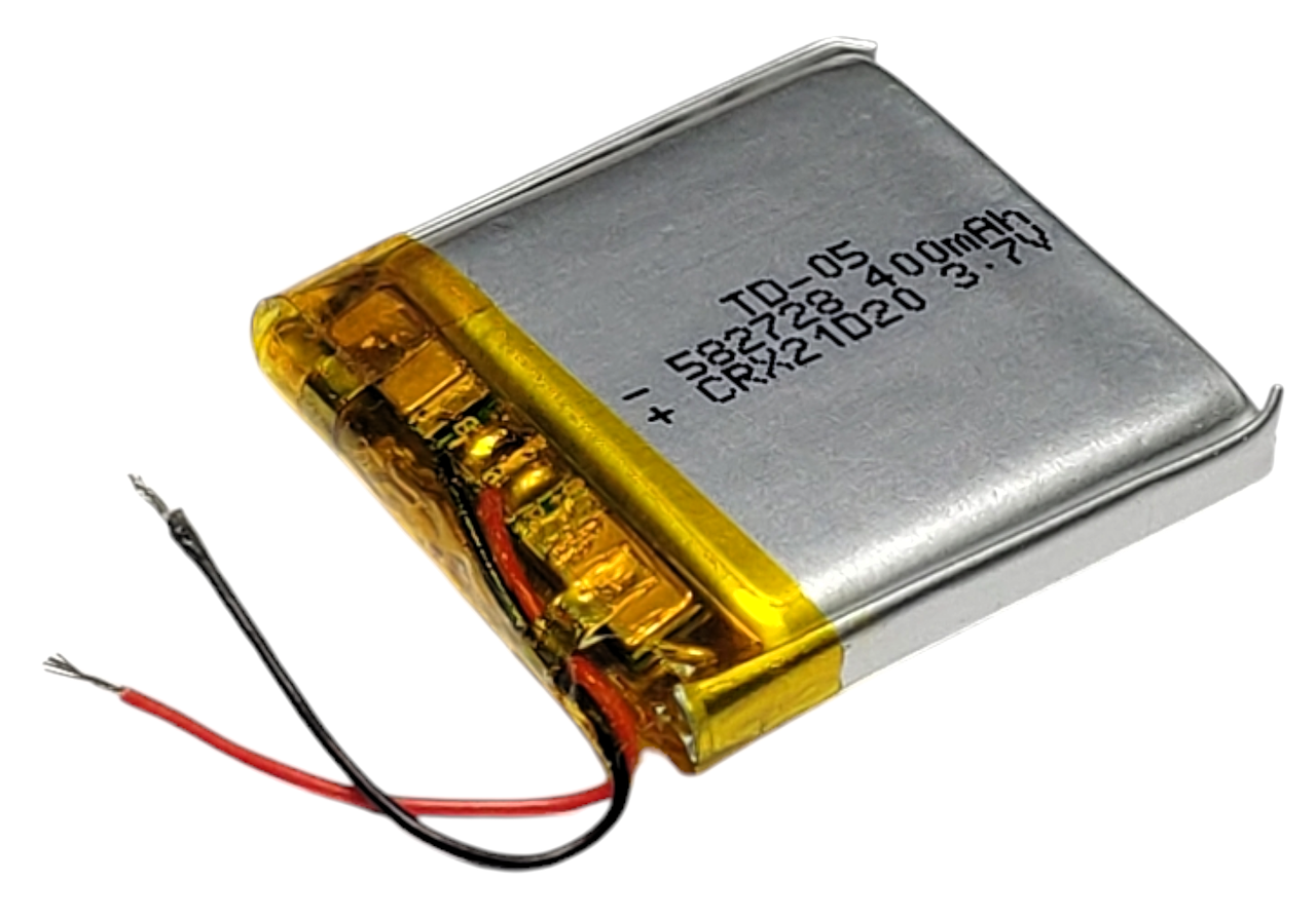 Аккумулятор Li-Pol 400mAh 3.7V 582728 литий-полимерная батарея АКБ с ...