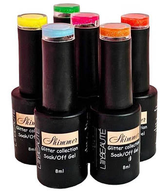 Набір гель лаків X Nail Bar Professional 4шт(гель лаки для манікюру та ...