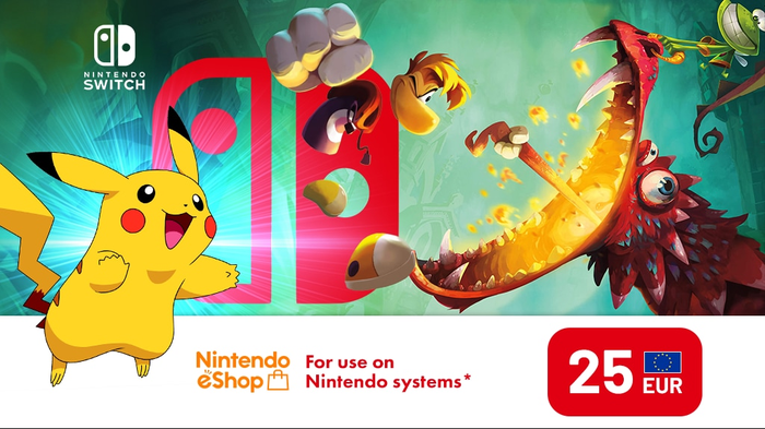 Карта пополнения Nintendo eShop Card 25 EUR (ID#2419410670), цена: 1300 ...