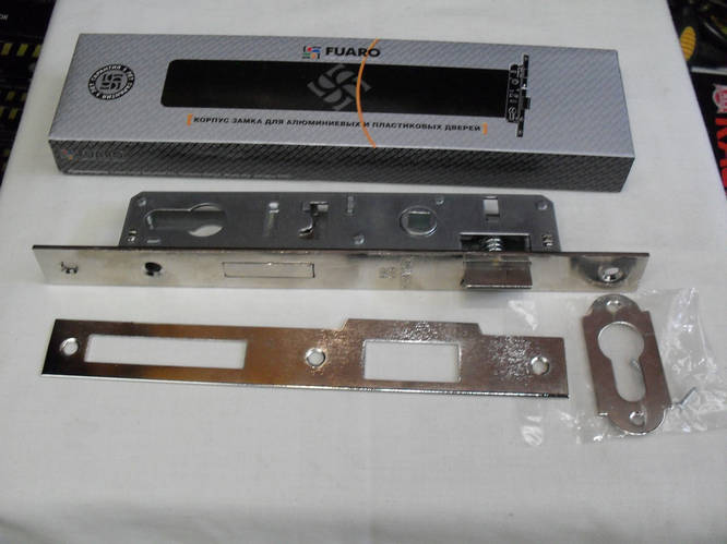 Врезной замок Fuaro 153 для метало-пластиковых дверей под ручку (ID#2419588879), цена: 205 ...