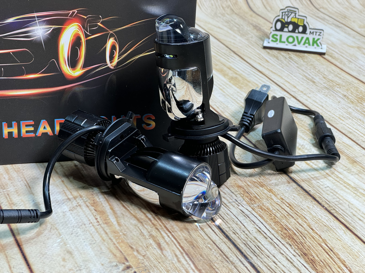 Лампы LED мини-линзы Н4 LENS" Линзованная лампока Н4 ( 80Вт, 16000Лм ...