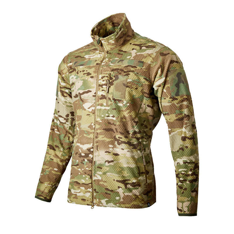 Кофта флисовая Vik-Tailor ALPHA Мультикам, Fleece, 60, молния, велкро, панели, утеплитель (ID ...