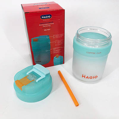 Термокухоль офісний Magio MG-1071 420 мл, Термос туристичний для напоїв, Термоси для фітнесу ...