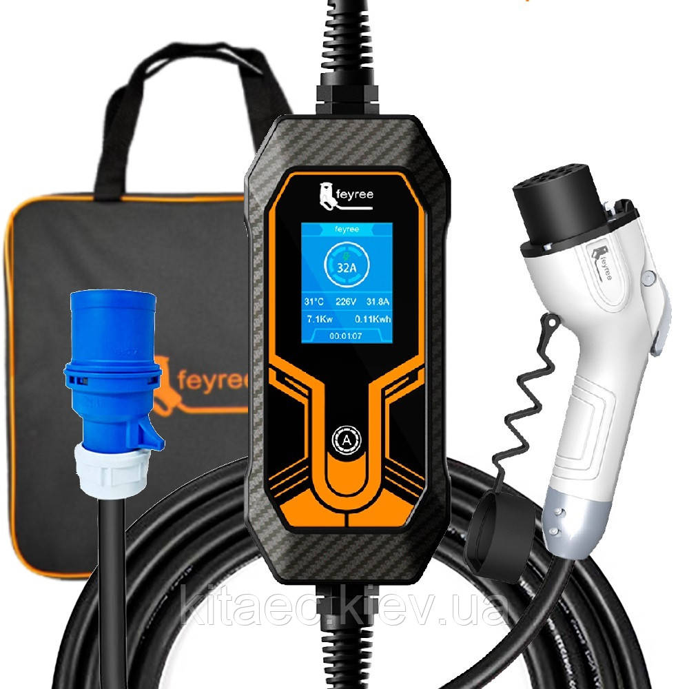 Зарядка BYD Yuan 7.4 кВт GB/T FEYREE (FY7-32-1PH-GB/T-K7-C5-BYD Yuan ...