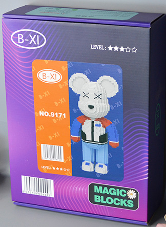 Конструктор Magic Blocks в виде мишки Bearbrick Футболист на 4300 ...