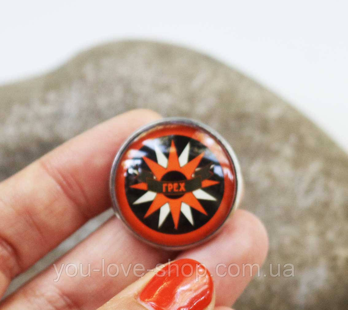 Значок Сталкер "Гріх" / S. T. A. L. K. E. R. 💎 You Love магазин ігрових ...