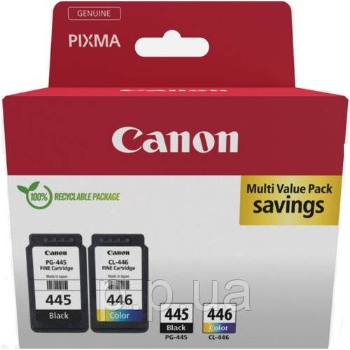 Набор Картриджей Canon PG-445/CL-446 Black, Color MultiPack (8283B008AA ...