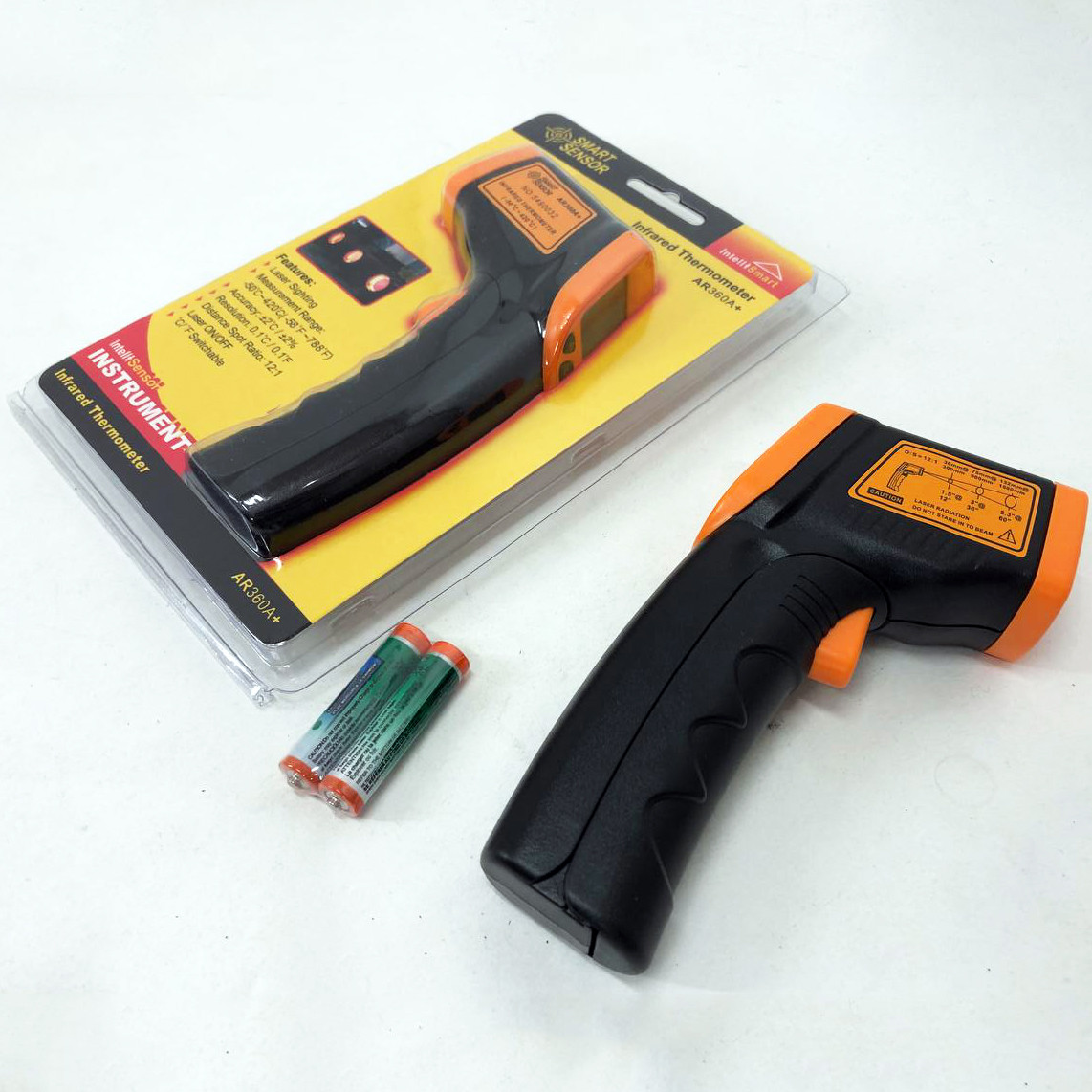 Пирометр Smart Sensor AR360A+ бесконтактный CZ-977 инфракрасный ...