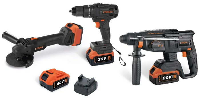 Набор аккумуляторного инструмента 3в1 Stromo Pa210Set (ID#2421792673), цена: 6800 ₴, купить на ...