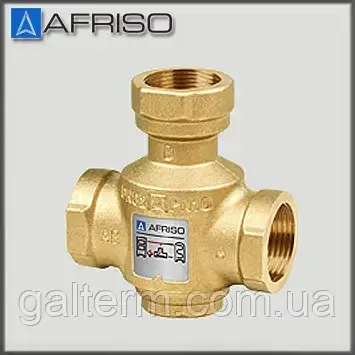 Триходовий термозмішувальний клапан Afriso ATV 334 DN25 50° (Rp ø1", kvs 9 м3/г) (ID#2419862788 ...