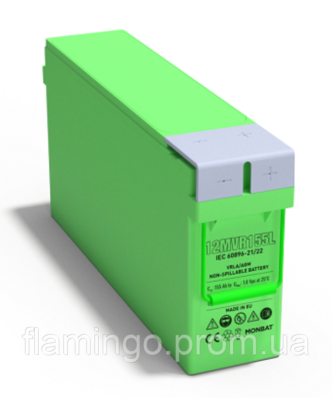 Аккумуляторная батарея MONBAT FRONT TERMINAL 12MVR155L AGM 12V/155 Ah ...