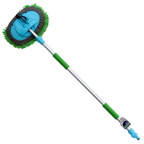 Швабра телескопическая с подключением воды и съемным мопом из ...