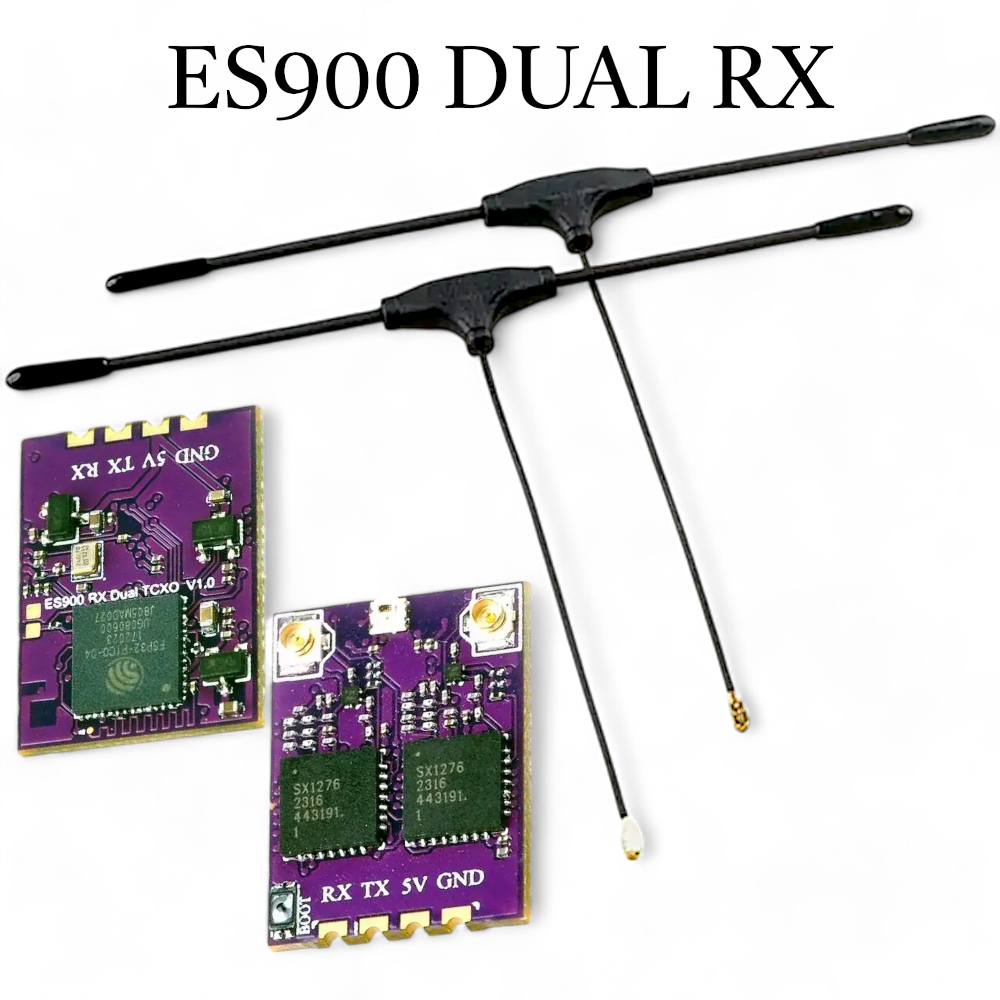 Приймач Happymodel ES900 DUAL RX ELRS, приймач з двома антенами ...