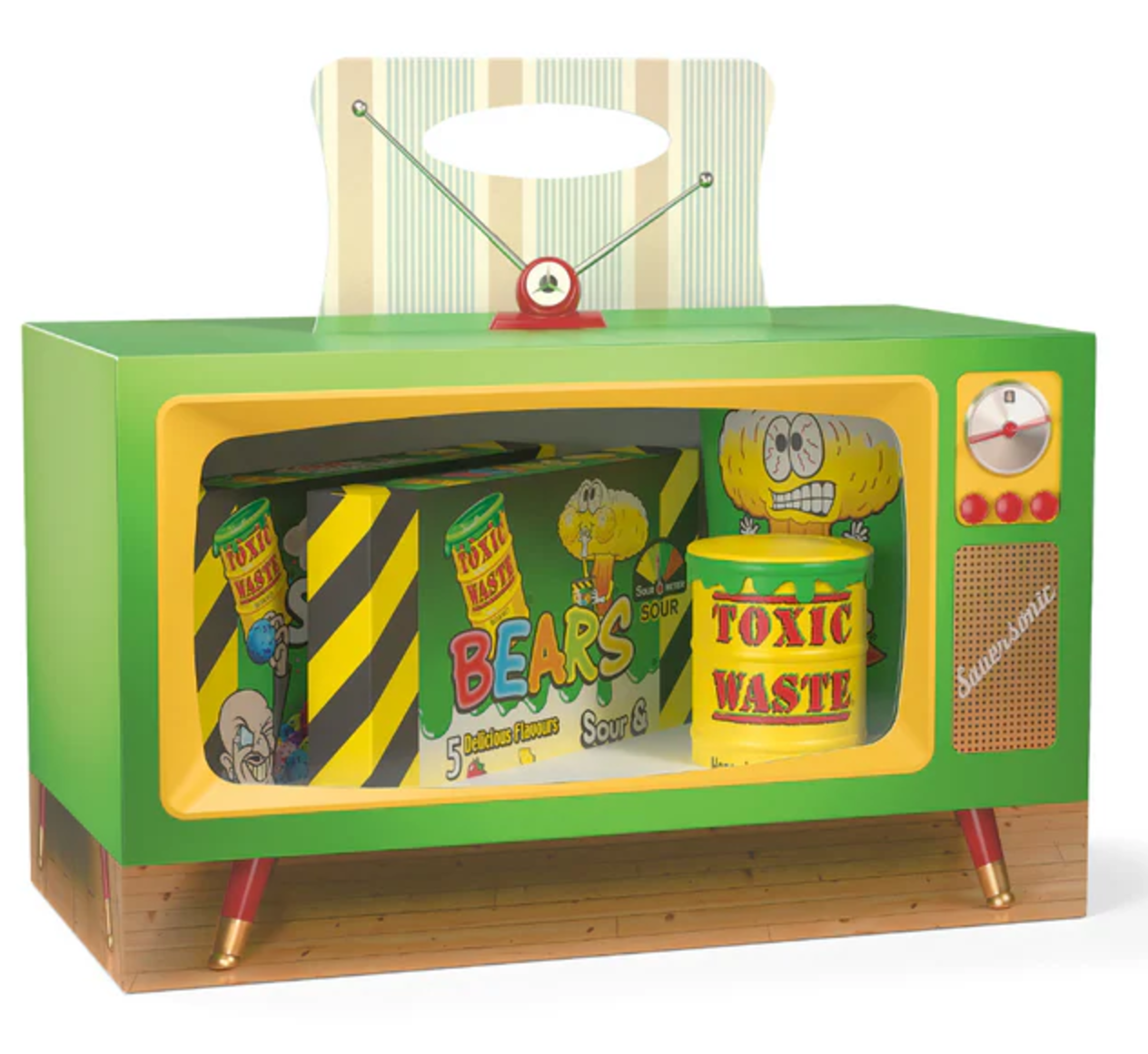 Подарунковий набір цукерок Toxic Waste TV Night Gift Box 212 г (ID ...