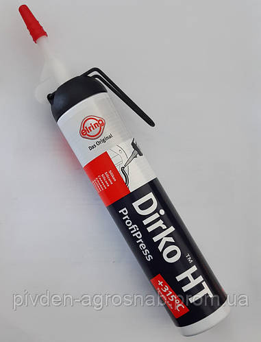 Герметик Dirko-S HT +315 (чорний) балон під тиском 200ml (вир-во Elring ...