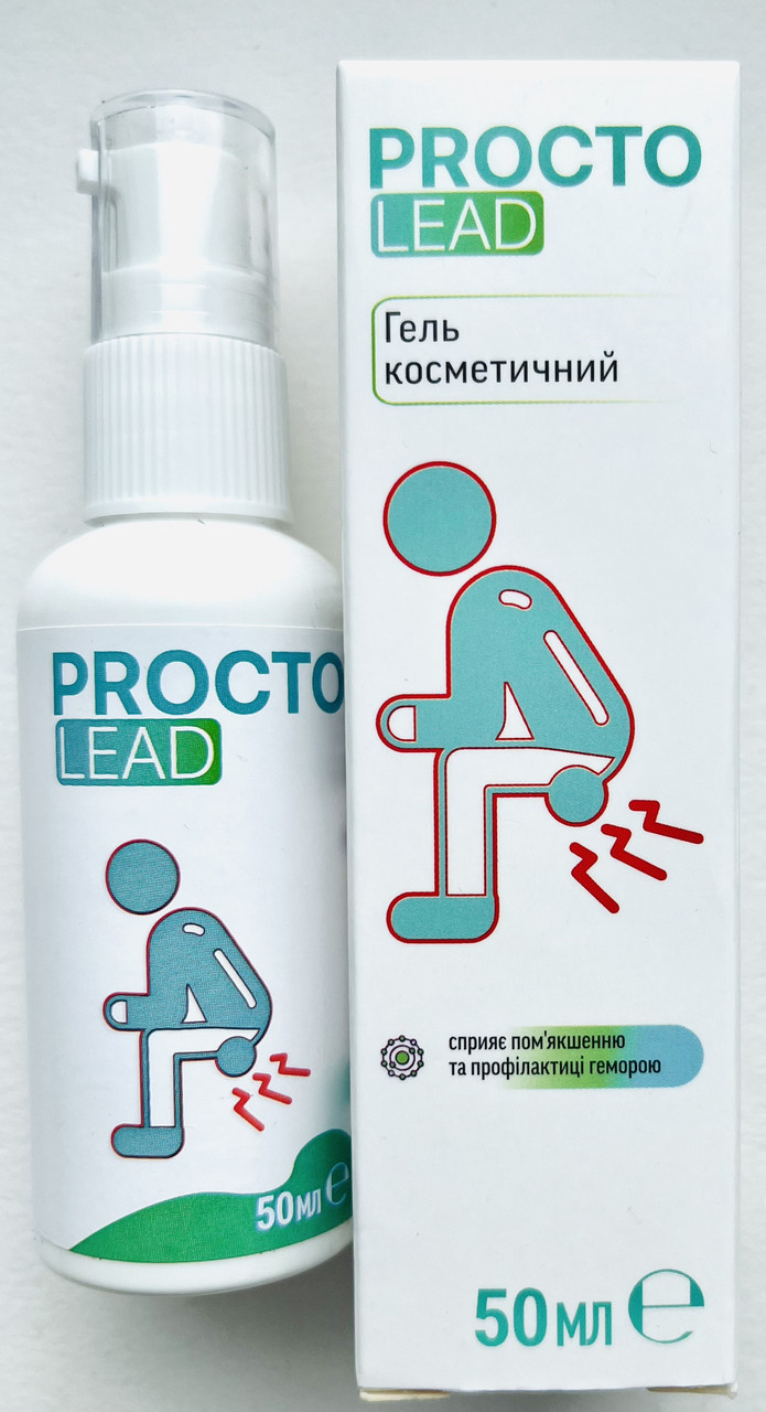 PROCTO LEAD гель від геморою натуральний препарат Прокто лід 50 мл (ID ...