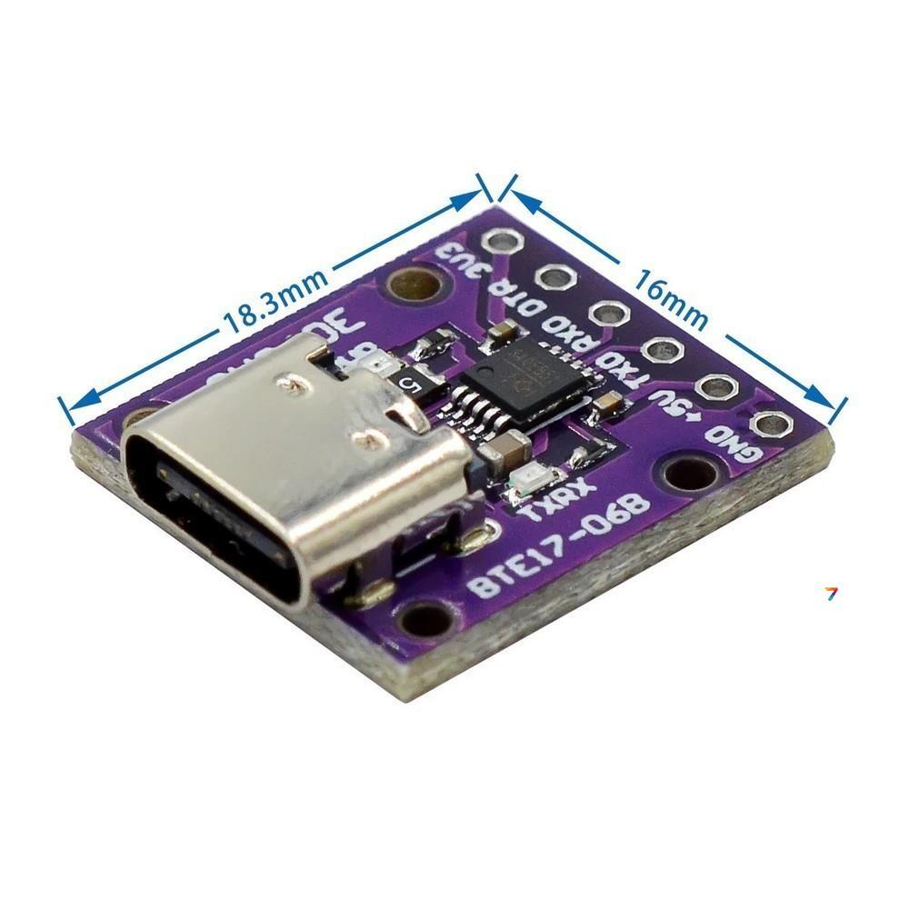CH340E Type-C to TTL Перетворювач USB-UART з TTL рівнями сигналів. на базі чіпа CH340. Сумісний ...