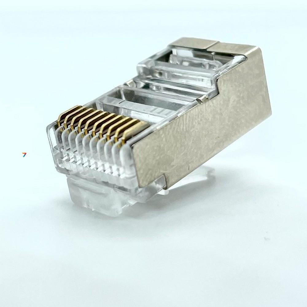 RJ46-10P10C-01 Тип: RJ50, вилка, PIN:10, позолота, на кабель, 10p10c ...