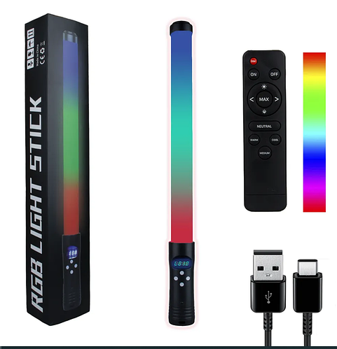 RGB Light Stick / Светодиодная лампа меч с пультом и зарядкой Type-C (ID#2425642270), цена: 1106 ...