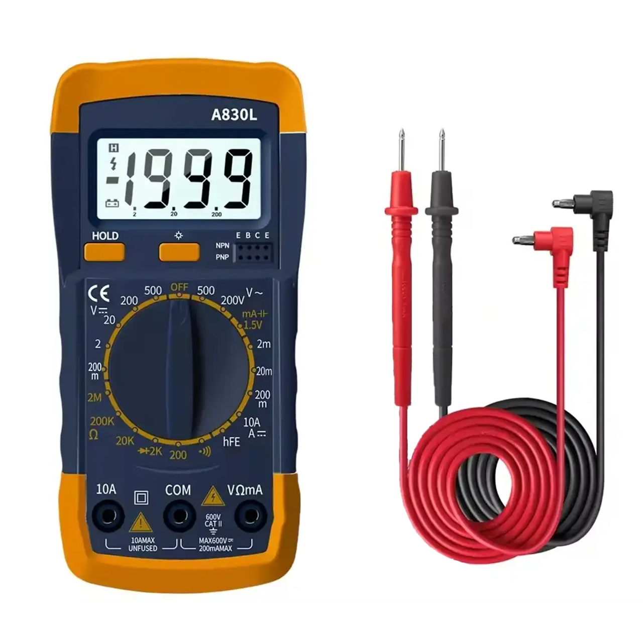 Цифровой мультиметр A830L: продажа, цена в Запорожье. Мультиметры от ...