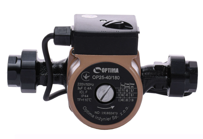 Насос циркуляционный для отопления Optima 25-40 180мм для циркуляции ...