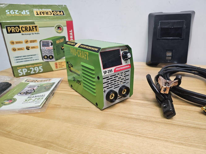 Потужний Інверторний зварювальний апарат Procraft SP295 Довгі дроти Дисплей, ціна: 1725 ...