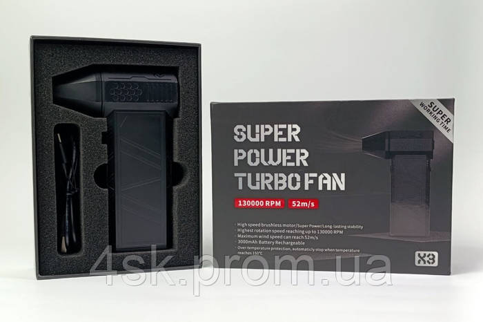 Ручной вентилятор Mini Turbo Violent Fan X3 | Турбовентилятор (ID ...