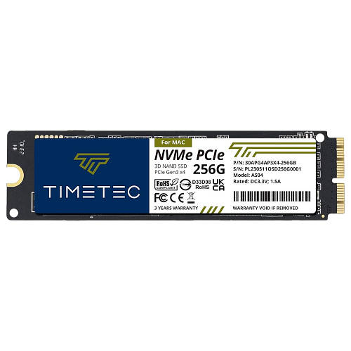 Внутрішній SSD накопичувач Timetec 256GB M.2 For Mac (AS04) (ID ...