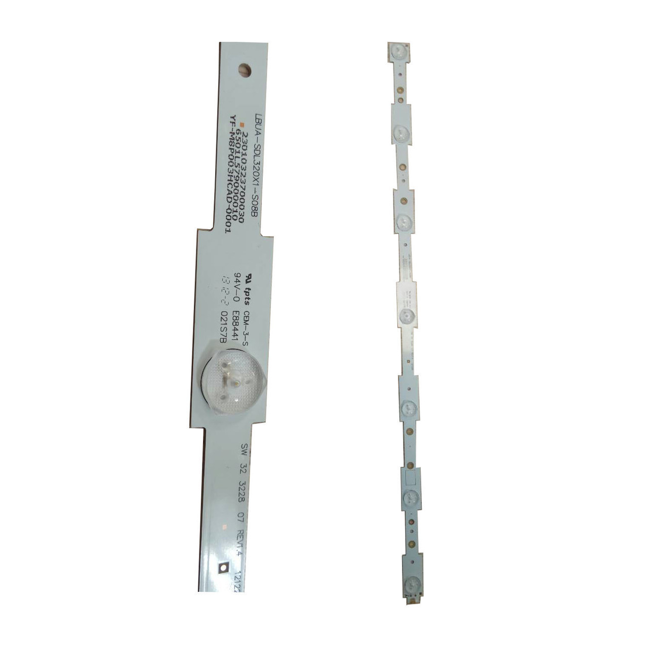 LED планка подсветки для ЖК телевизора 32 дюйма 580 мм 7 светодиодов SW ...