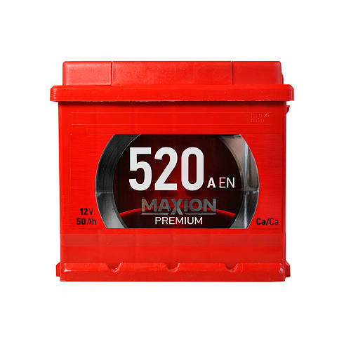 Автомобильный аккумулятор MAXION Premium 50Ач 520A L+ 5506702210 (ID#2427024825), цена: 2041 ...