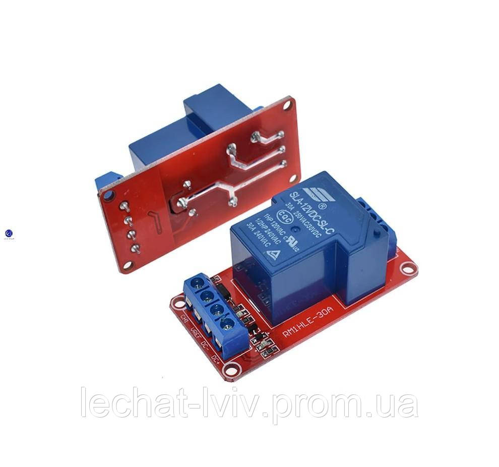 1-Channel 12V 30A Relay Module for Arduino Одноканальний 30A релейний ...
