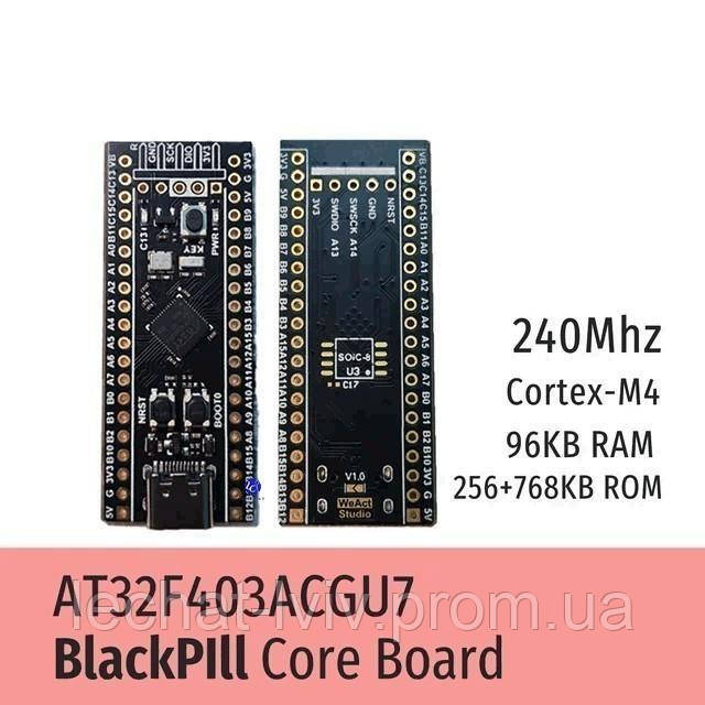 AT32F403ACGU7 Core Board 32-bit ARM® Cortex®-M4 1 MB 224 KB SRAM (ID#2427765406), ціна: 723.80 ...