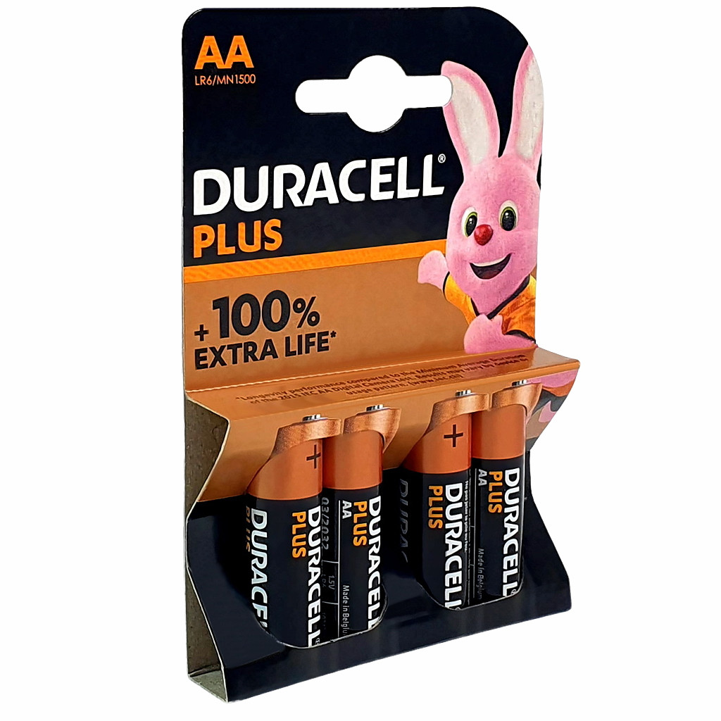 Батарейки Duracell Plus LR6 MN1500 AA (пальчикові) 4 шт. Оригінал (20 ...