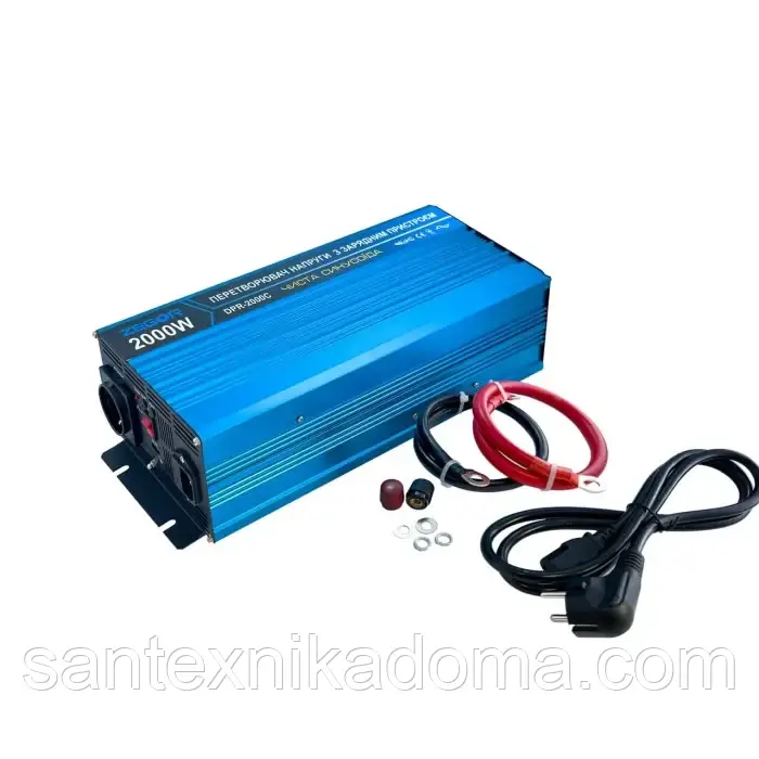 Преобразователь напряжения ZEGOR DPR-2000C с зарядным устройством (UPS) 2000W 12/220V: продажа ...