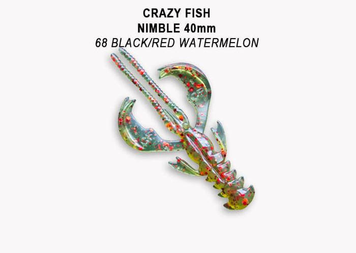 CRAZY FISH Nimble 1.6" 49-40-68-6 кальмар (ID#2402404228), ціна: 69 ...