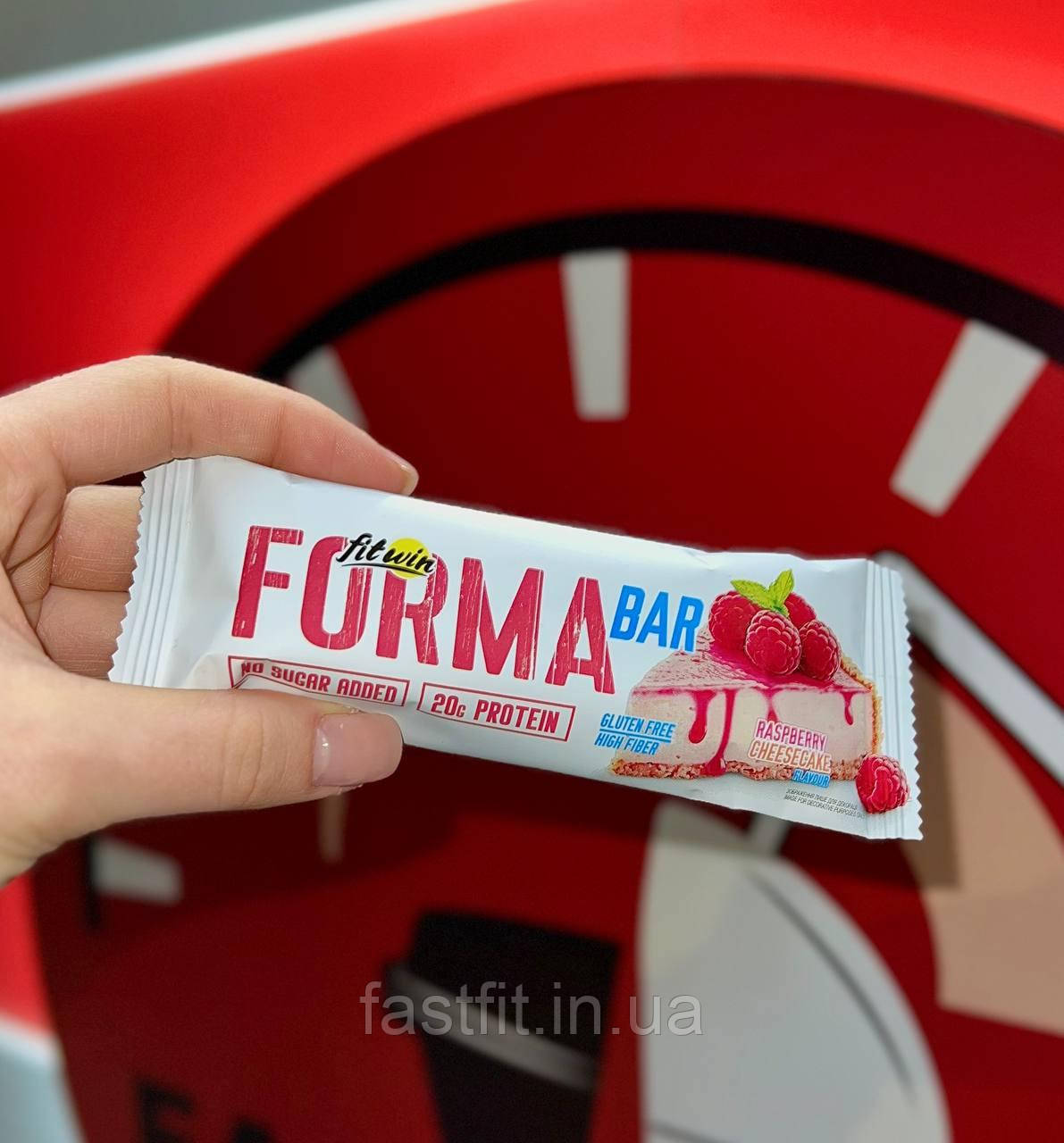 Батончик FitWIn FORMA BAR - протеїновий - малиновий чізкейк (без цукру) (ID#2429356766), ціна ...