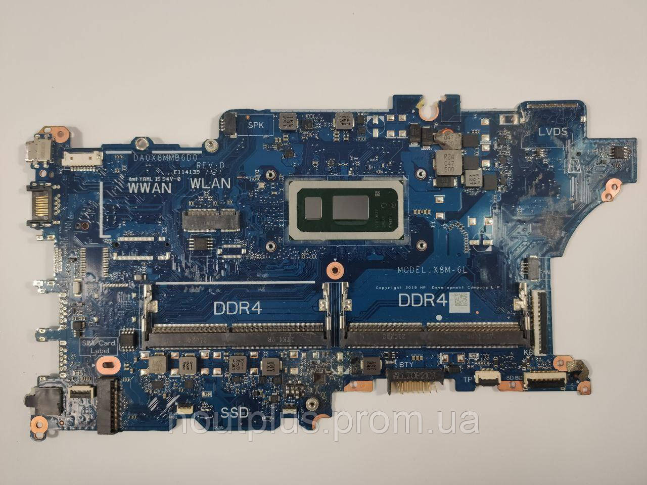 Материнська плата для ноутбука HP ProBook 440 G7 450 G7 Intel Core i5 ...