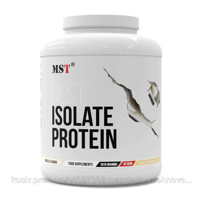 Best Isolate Protein (2,010 kg, cookies cream) (Сироватковий протеїн ...