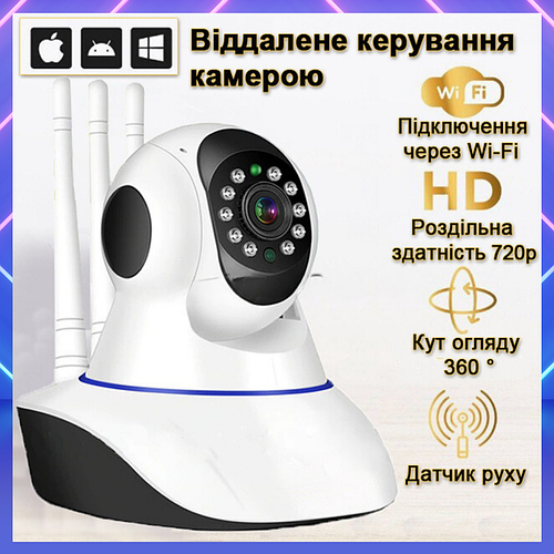 Камера для домашнего наблюдения поворотная 2mp Беспроводные Wi-Fi ...