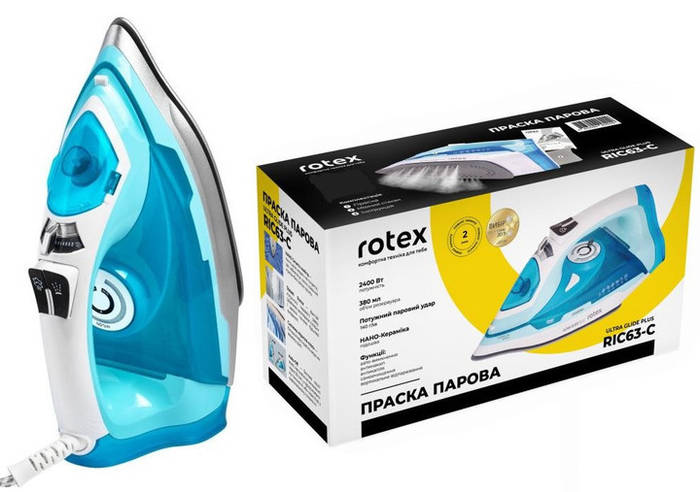 Утюг Rotex Ultra Glide Plus RIC63-C 2400 Вт (ID#2431089411), цена: 1183 ₴, купить на Prom.ua