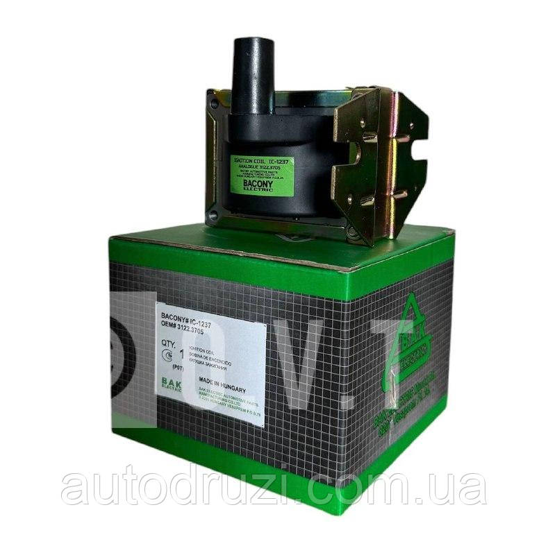 Котушка запалювання ВАЗ 2108 - 21099, ЗАЗ 1102-1105 суха IC-1237 аналог ...