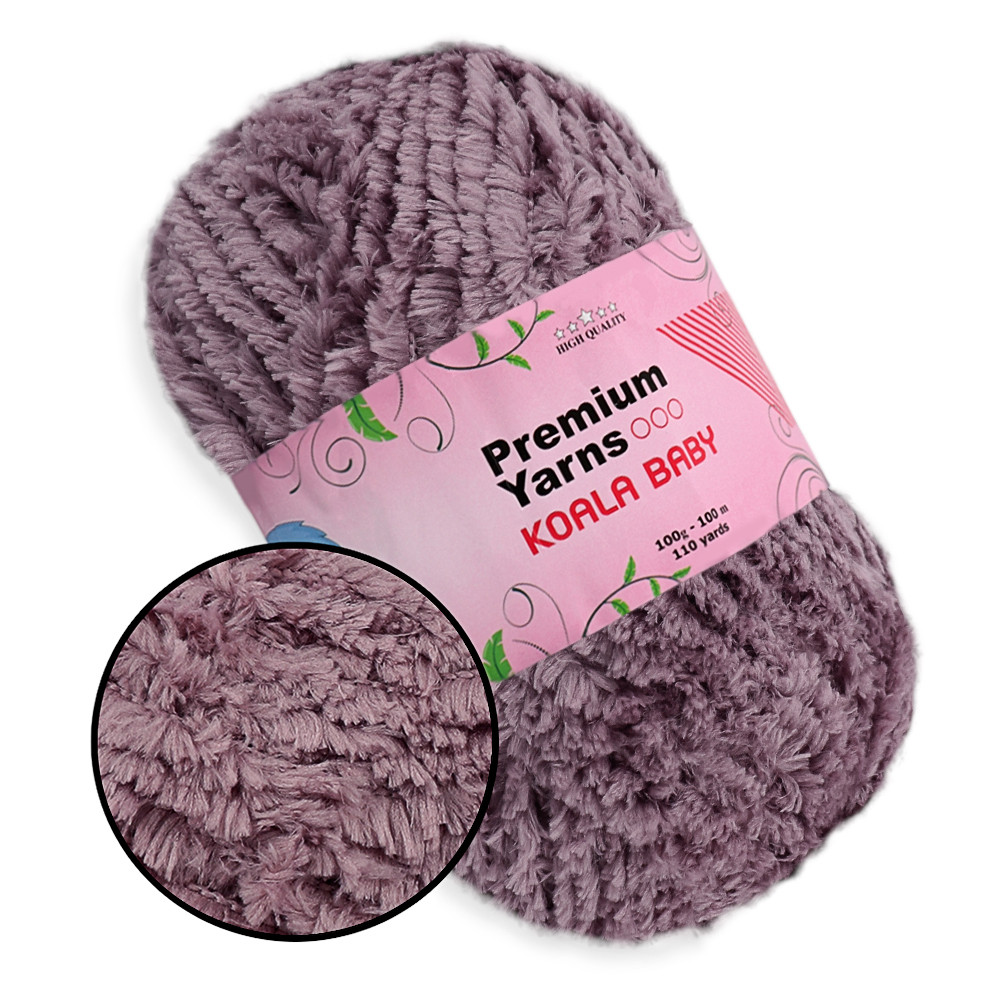 Premium Yarn Koala Baby 100, Темно-бузковий №169 - купити інтернет ...