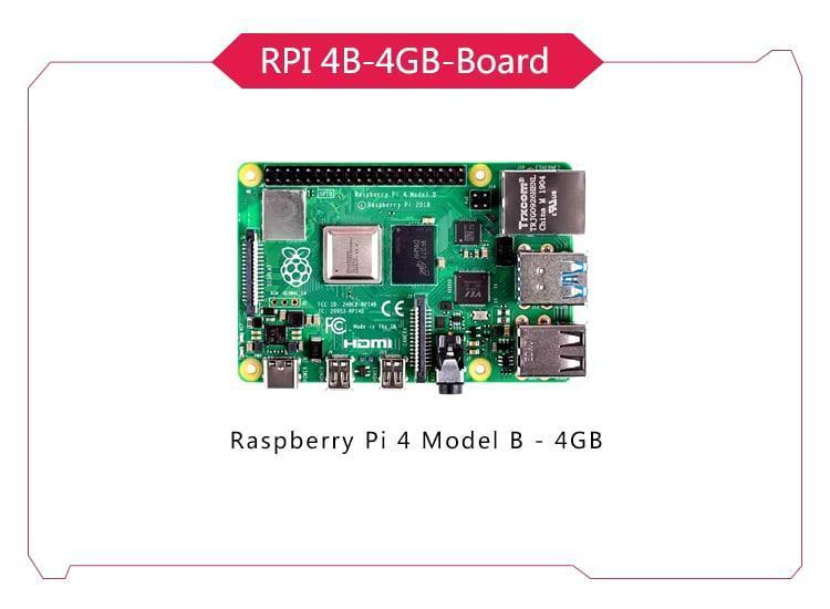 Одноплатний комп'ютер Raspberry Pi 4 Model B 4GB (PI4B-4G) (ID ...