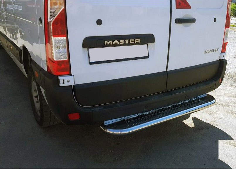 Tuning Задня підніжка (нерж.) для Renault Master 2011-2023 рр r_7400 ...