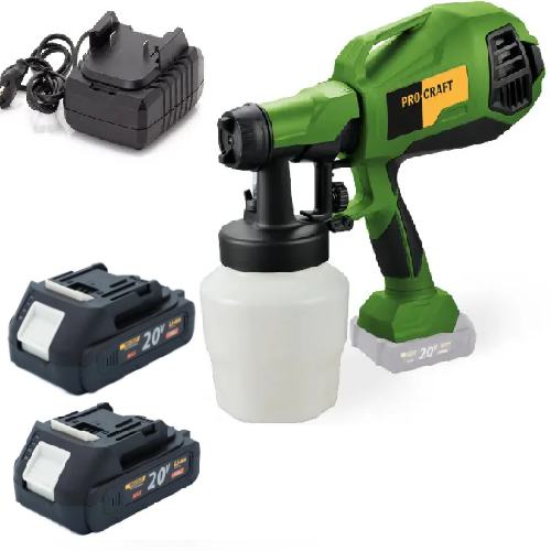 Аккумуляторный краскопульт Procraft PSE30 (с 2 АКБ 2 А/Ч и ЗУ) (ID#2457218814), цена: 3270 ...