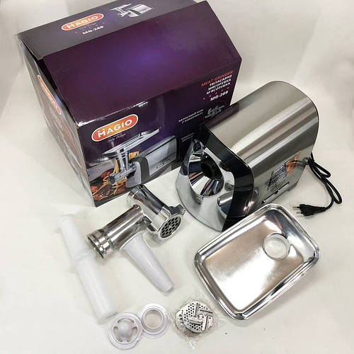 Мясорубка электрическая для мяса Magio MG-269 2400 W, Электромясорубка бытовая, Мясорубки GI-286 ...