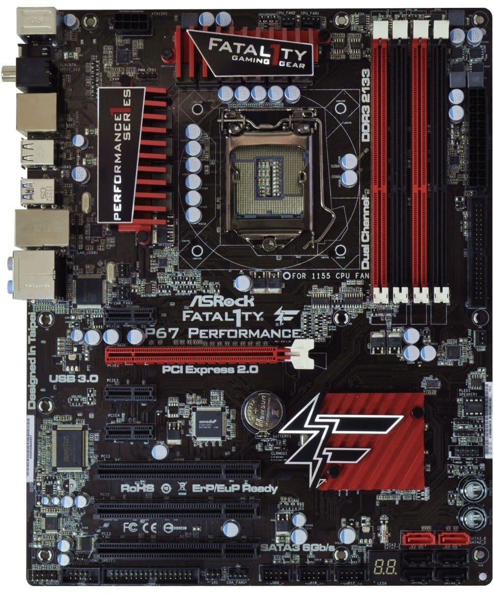 Материнська плата AsRock Fatal1ty P67 Performance (Fatal1ty P67 Performance) (Socket 1155, Intel ...